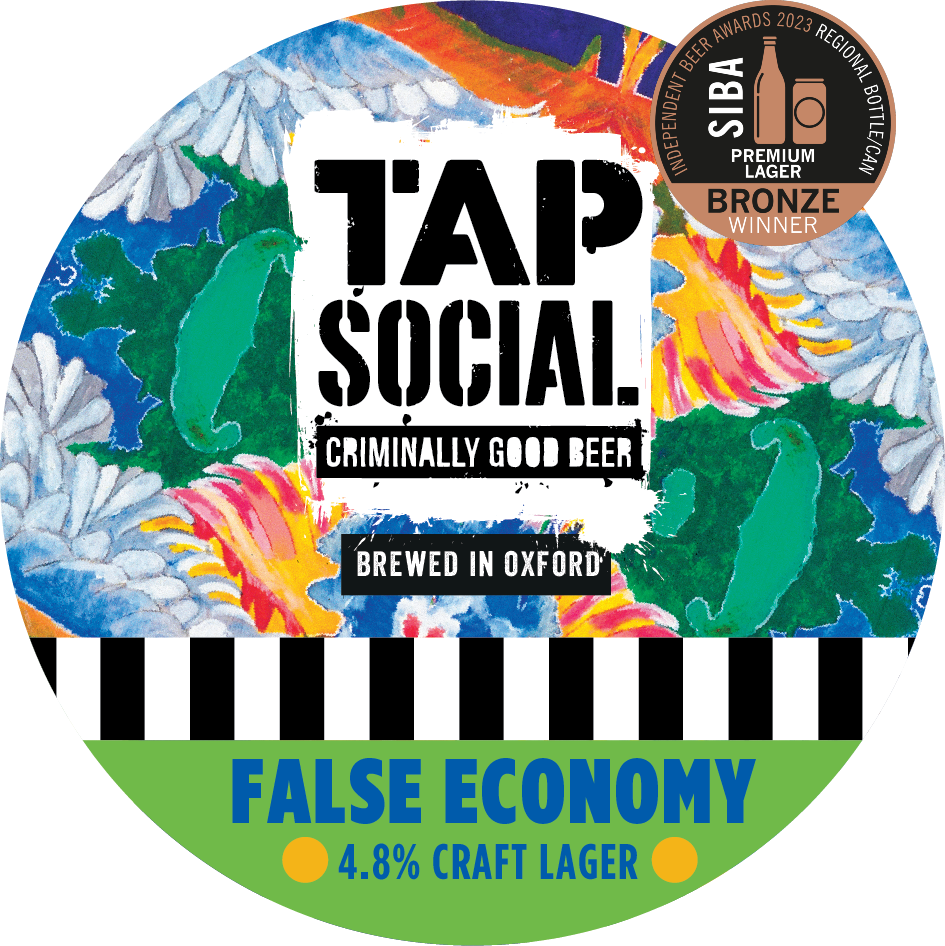 False Economy | 4.8% Craft Lager | 440ML CANS – Tap Social Movement